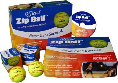Softball Excellence Zip Ball Training Aid Kit – (12 Balls) With ...