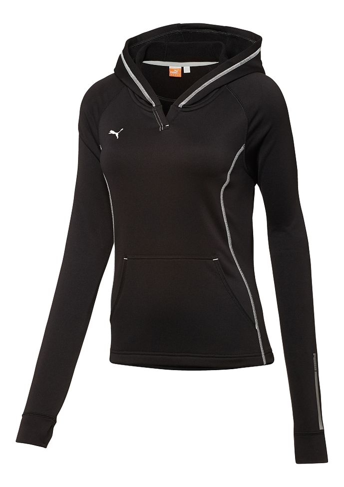 Womens Puma Hergame Light Pullover Long Sleeve Hooded Technical Tops at ...