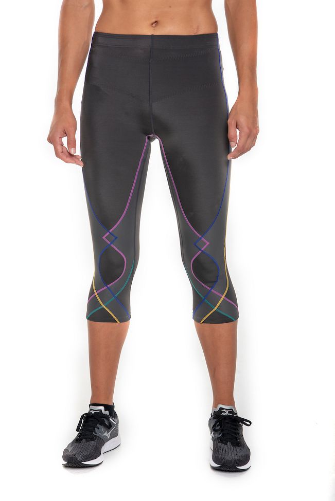 Womens CW-X 3/4 Length Stabilyx Capri Tights at Road Runner Sports