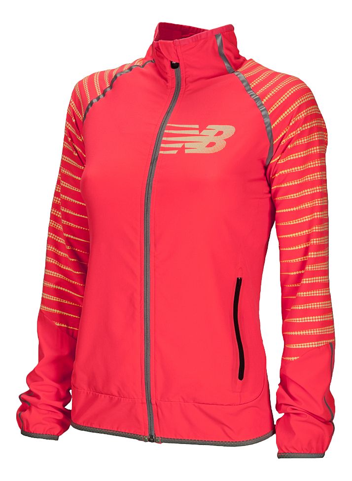 Womens New Balance Hi-Viz Beacon Running Jackets at Road Runner Sports